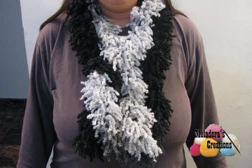 Crochet Boa Scarf – Free Crochet Pattern and Video Tutorial – Meladora ...