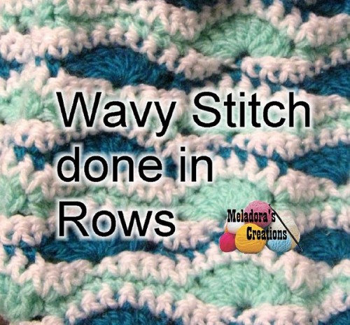 Wavy Crochet Stitch – Free Crochet Pattern and Video Tutorial ...
