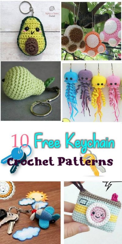 10 Free Key Chain Crochet Patterns – Crochet pattern Round up Link ...