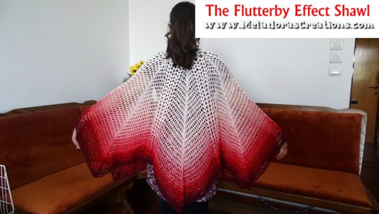 The Flutterby Effect Butterfly Shawl Crochet Free Pattern and Crochet ...