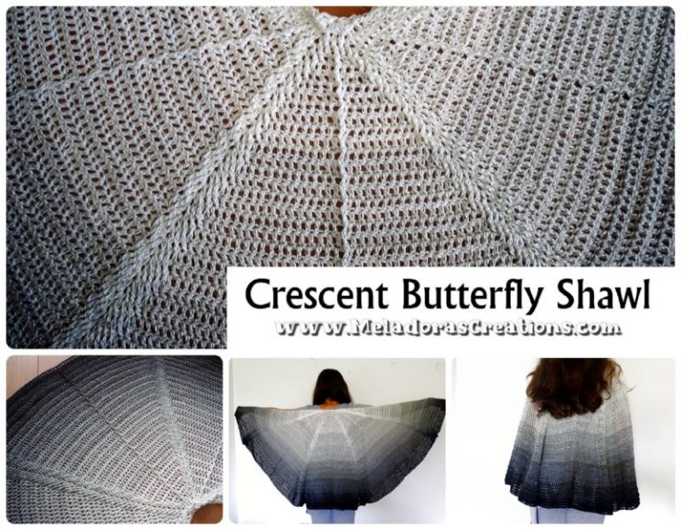 Butterfly Shawl Crochet Patterns – Meladora’s Creations – Meladora's ...