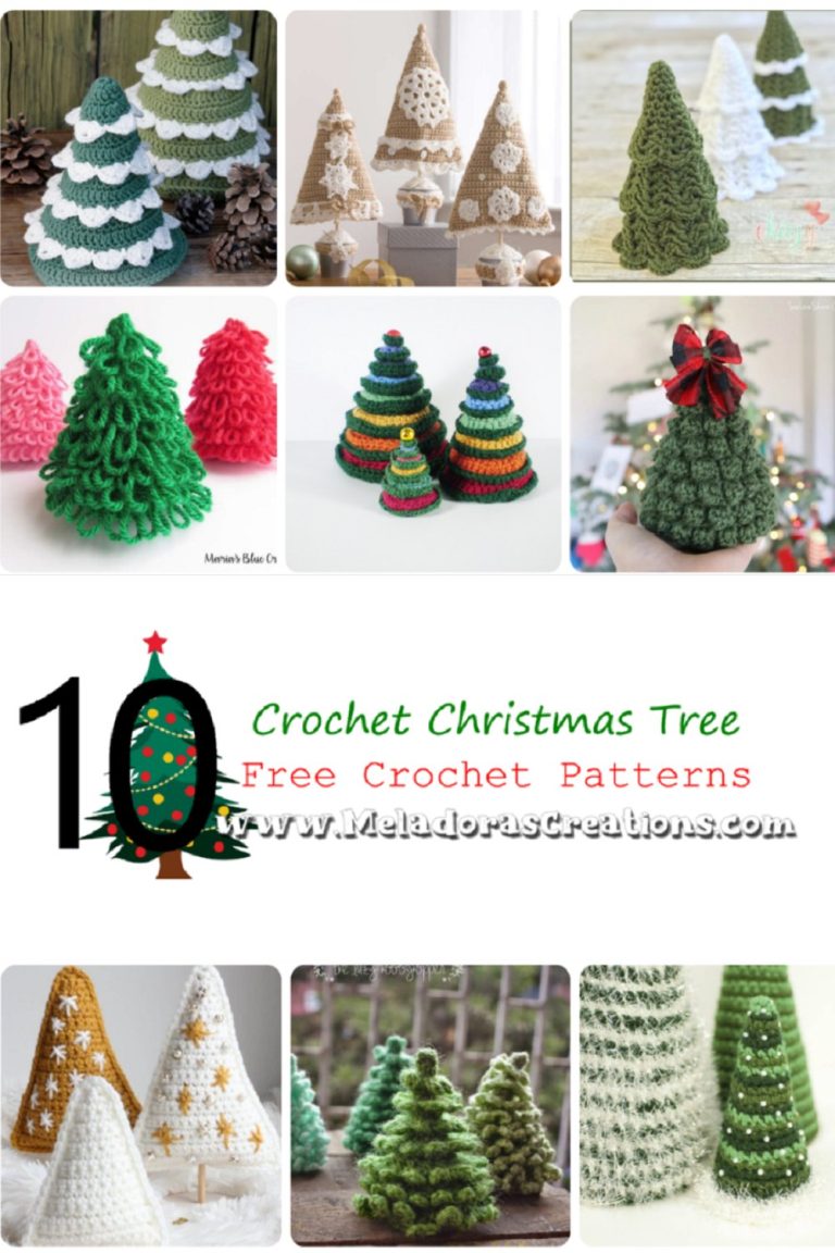 10 Crochet Christmas Tree Crochet Pattern Round up – Meladora's Creations