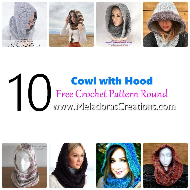 10 Crochet Cowl with Hood Pattern – Free Crochet Pattern Round up ...